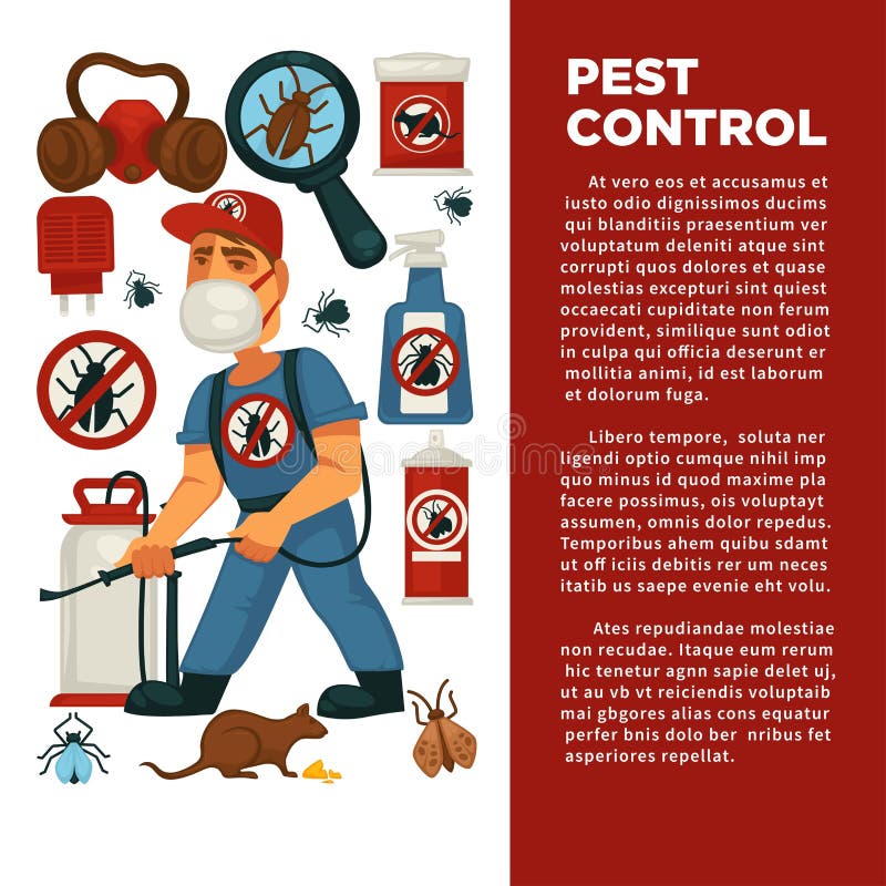 Extermination or Pest Control Service Company Information Poster ... Extermination or Pest Control Service Company Information Poster ...