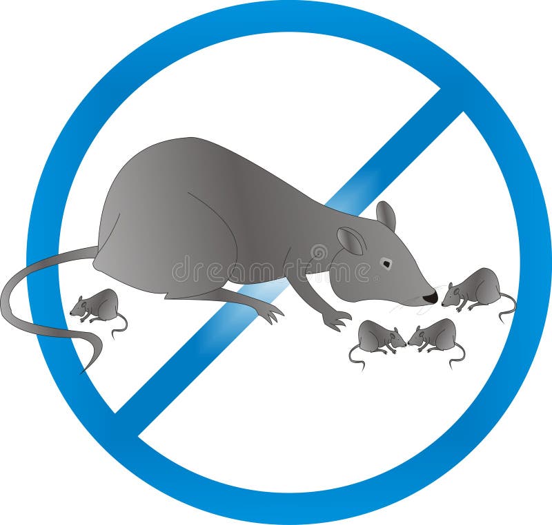 Extermination of Rats and Mice Stock Vector - Illustration of babies ...