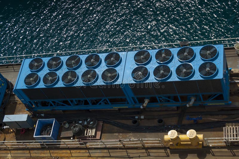 External AC units stock image. Image of built, exchanger - 53585199