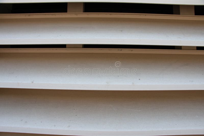 External Air Conditioning Vent in Wall Stock Image - Image of condenser ...
