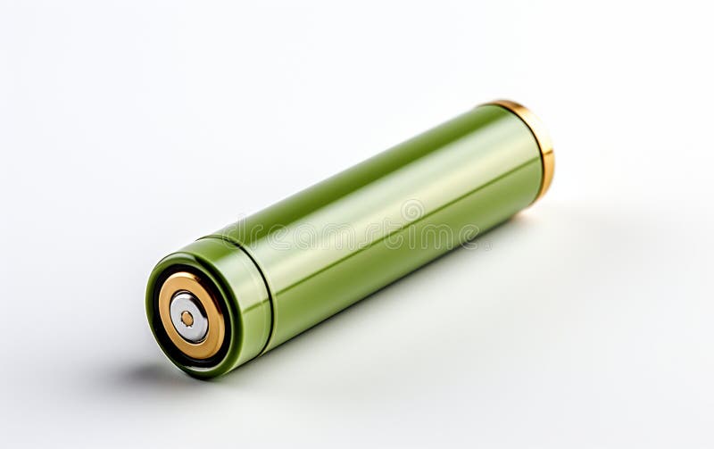 External Battery Charging on a White Background Stock Illustration ...