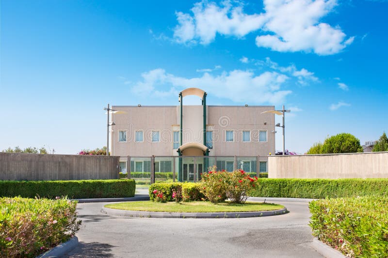 External Building Research Center. Stock Photo - Image of city, facade ...