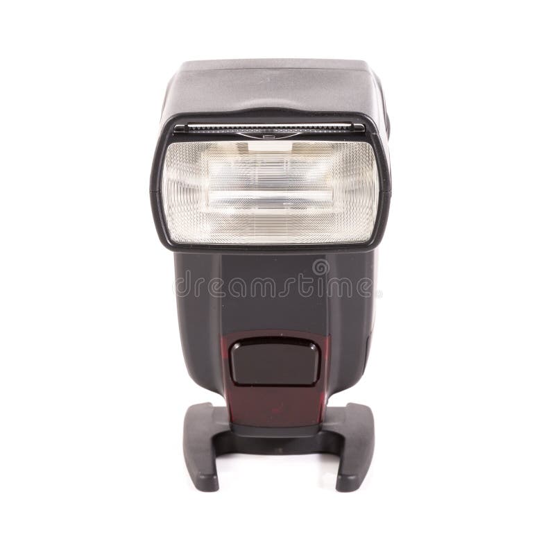 External camera flash stock image. Image of lamp, flare - 58999441