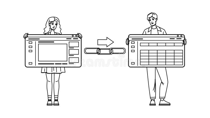 External dofollow vector stock vector. Illustration of marketing ...