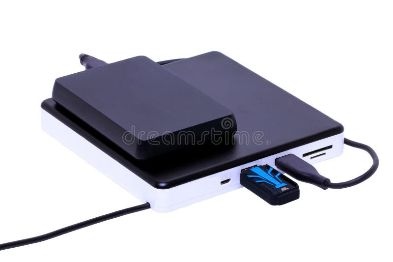 External DVD CD Usb Burner Drive and Player with Integrated USB ...