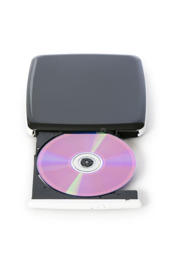 External Dvd Drive Isolated Stock Image - Image of office, technology ...