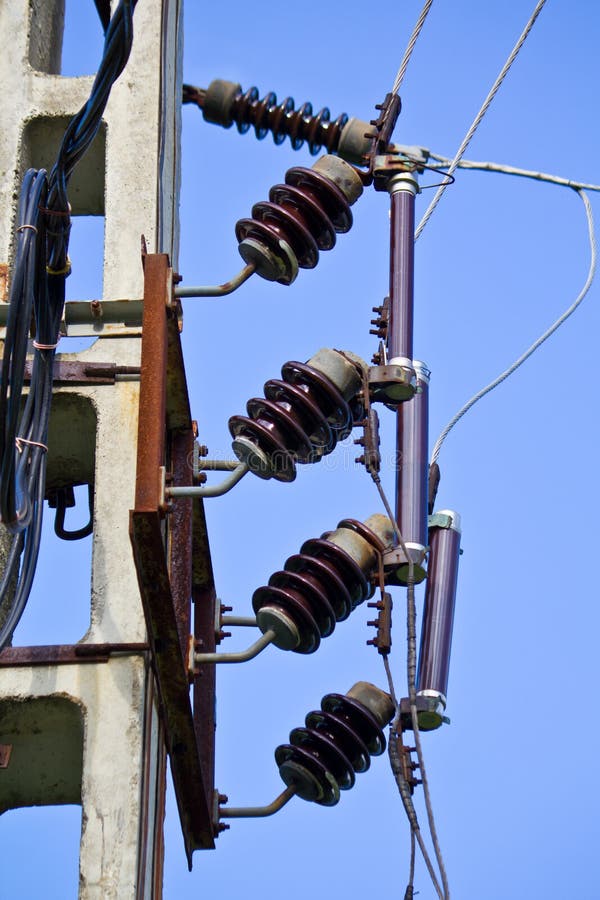 External Electric Separator and Fuses Stock Photo - Image of ...