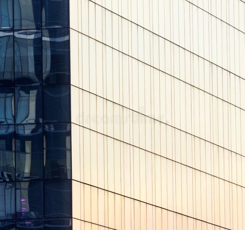 External Facade of High Rise Office Building Stock Image - Image of ...