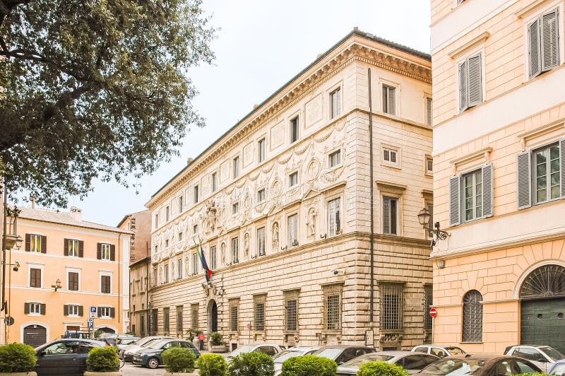 External Facade of the Spada Palace, Rome Editorial Stock Image - Image ...