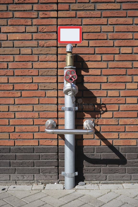 External Fire Hydrant System. Fire Department Connection Stock Image ...
