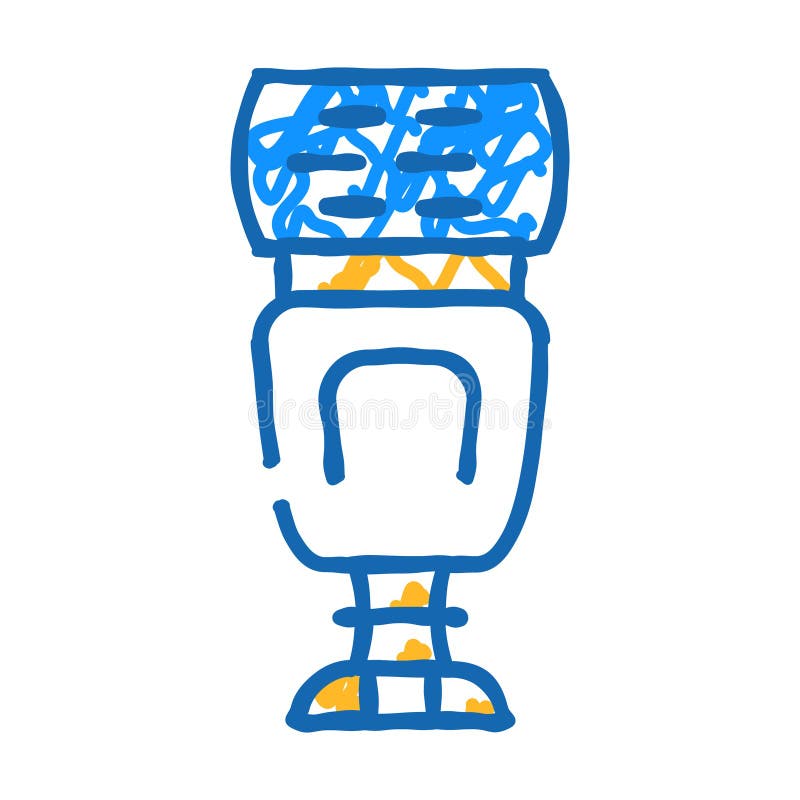 External Flash Icon Doodle Illustration Stock Illustration ...