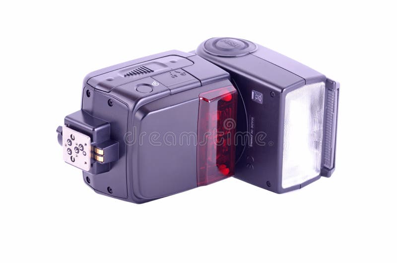 External flash stock image. Image of electronic, camera - 33015491