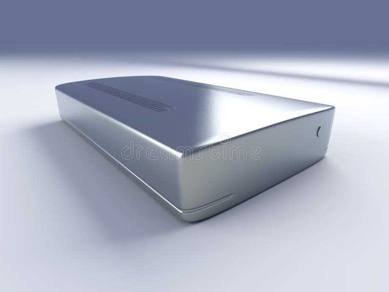 External Hard Drive stock illustration. Illustration of computer - 12633891
