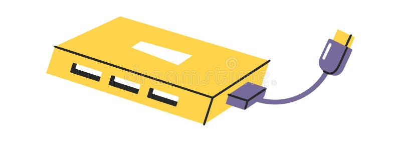 External Hard Drive Computer Device Stock Vector - Illustration of ...