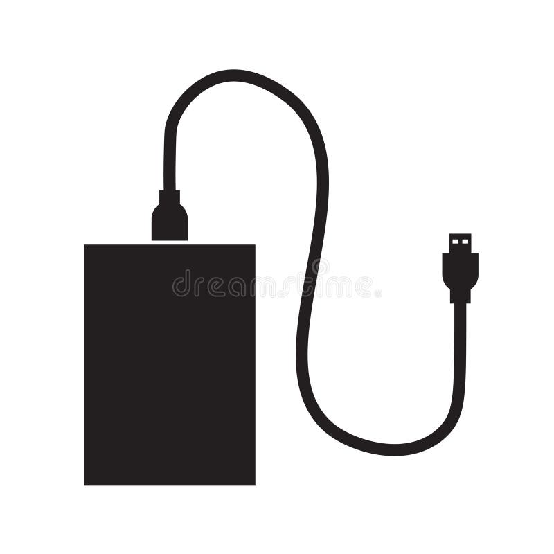 External Hard Drive Icon Stock Illustrations – 944 External Hard Drive ...