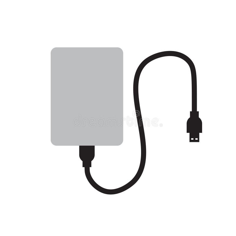 External Hard Drive Icon Stock Illustrations – 944 External Hard Drive ...