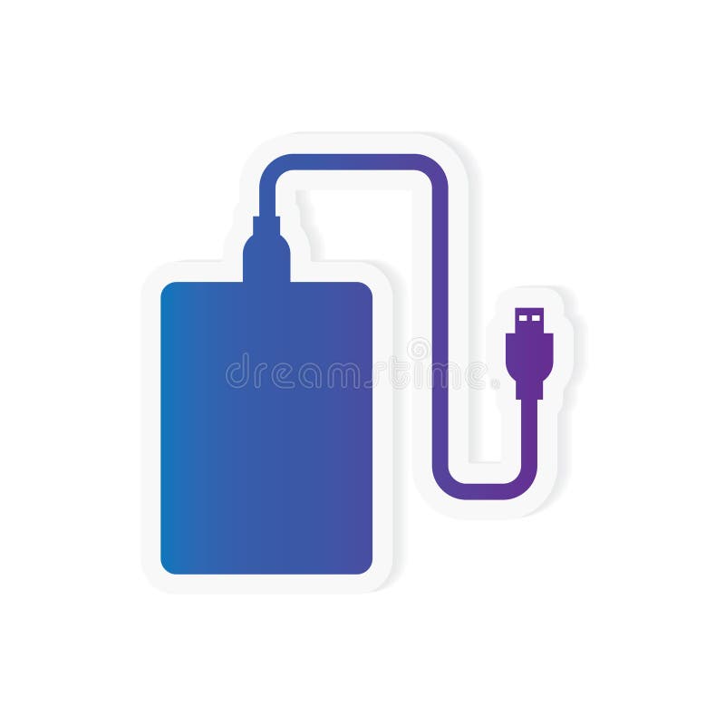 External Hard Drive Icon Stock Illustrations – 1,087 External Hard ...