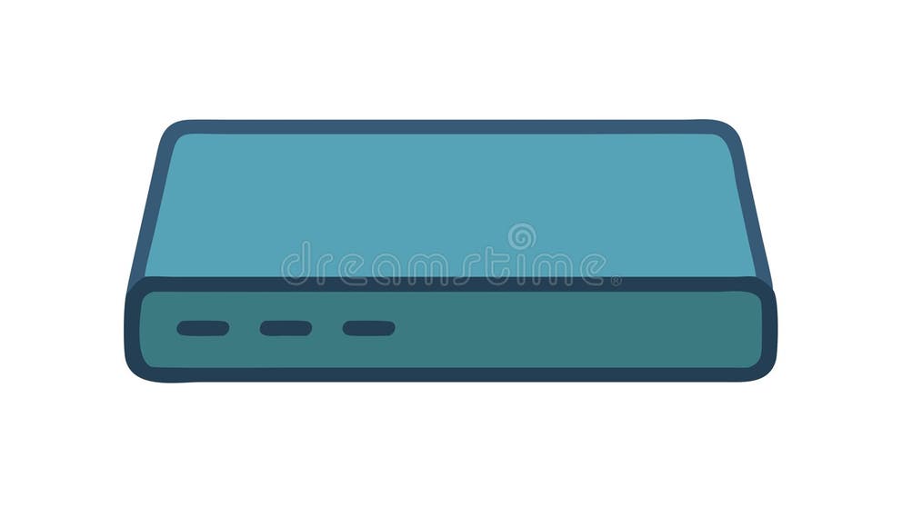 External Hard Drive Storage Device Data Backup, Vector Design ...