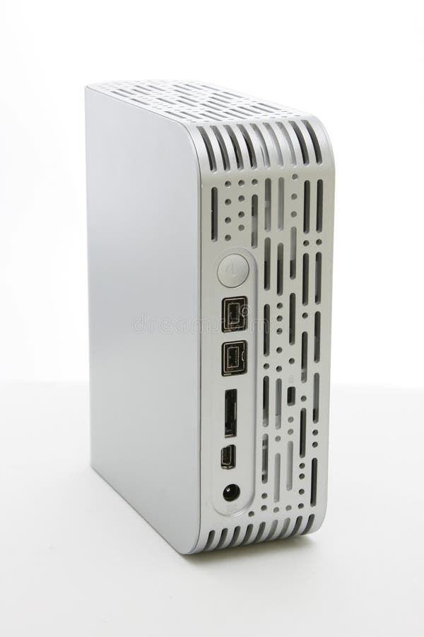 External Hard Drive with Usb and Firewire Stock Photo - Image of data ...