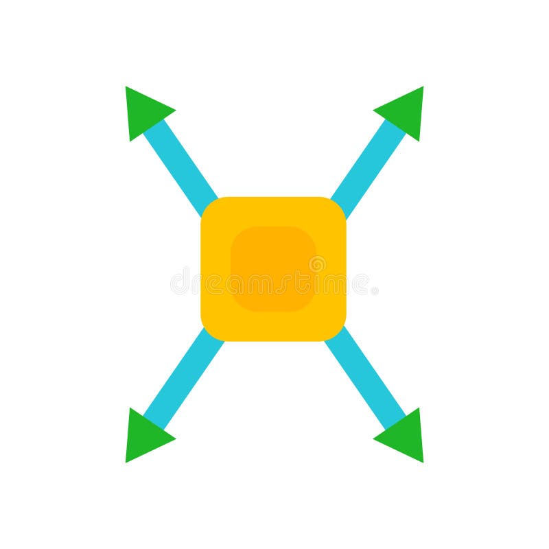 External Icon Vector Isolated on White Background, External Sign Stock ...