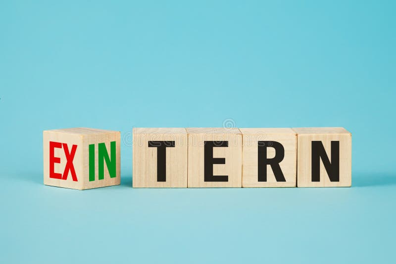 External and Internal on Wooden Cubes, Dice, or Blocks Showing the ...