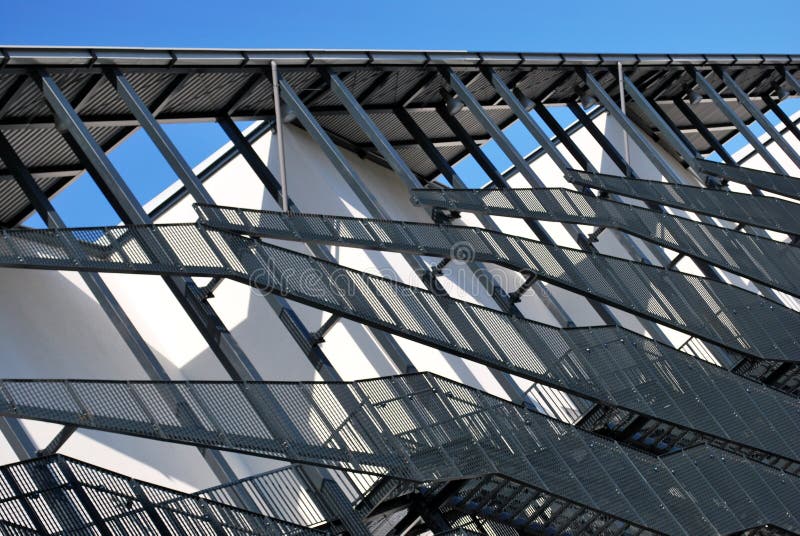 External ladder stock photo. Image of security, wall - 12771648