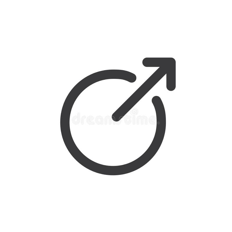 External Link Icon - Black stock vector. Illustration of hyperlink ...