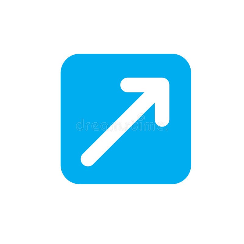 External Link Icon Open a New Window in a UX UI App Stock Vector ...