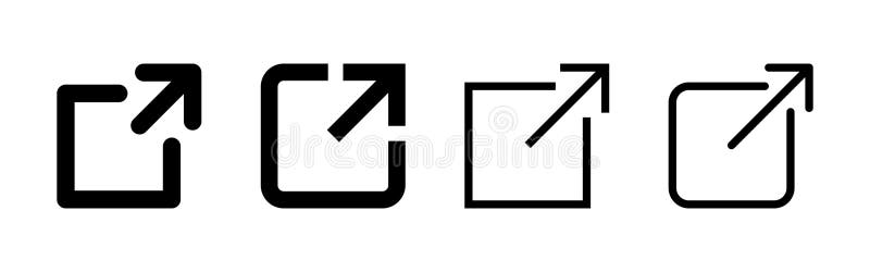 External Link Icon . Link Icon Vector. Hyperlink Symbol Stock Vector ...