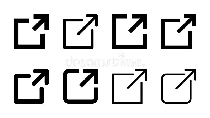 External Link Icon . Link Icon Vector. Hyperlink Symbol Stock Vector ...