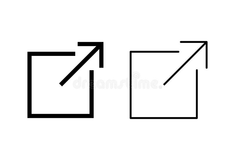 External Link Icon . Link Icon Vector. Hyperlink Symbol Stock Vector ...