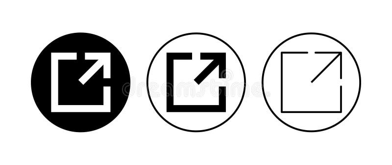 External Link Icon . Link Icon Vector. Hyperlink Symbol Stock Vector ...