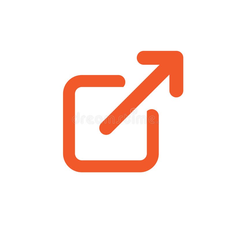 External Link Icon - Shows a User that they`ll Be Leaving an App for a ...