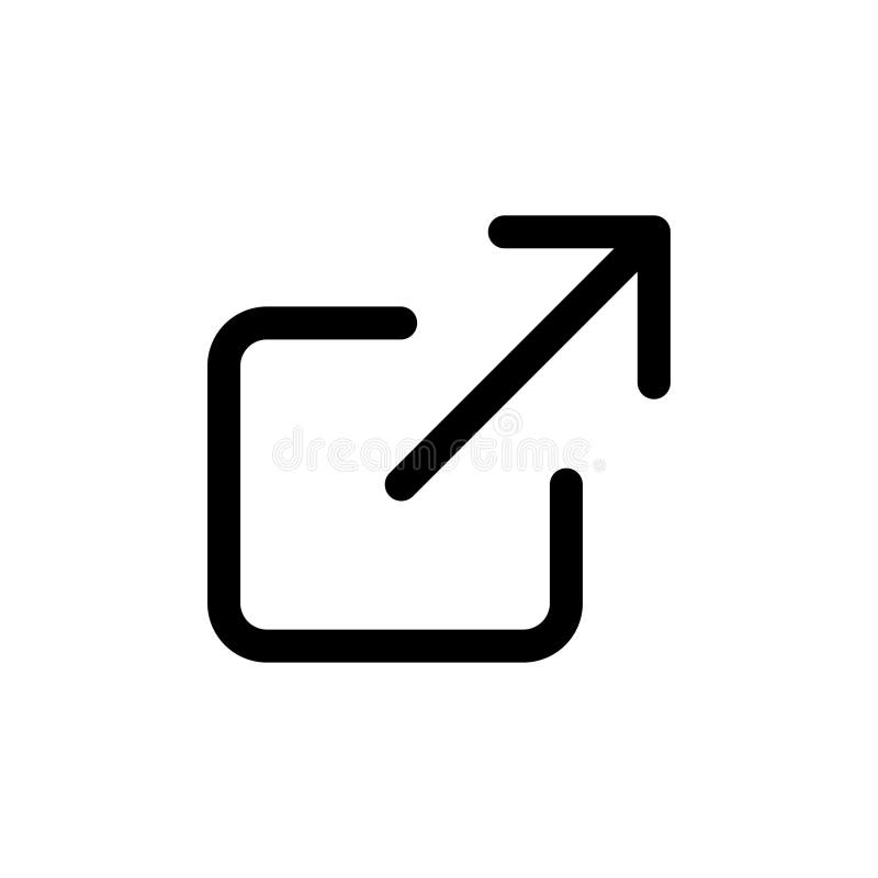 External Link Icon . Hyperlink Chain Symbol. Download, Share Stock ...