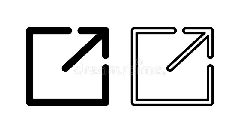 External Link Icon . Hyperlink Chain Symbol. Download, Share Stock ...