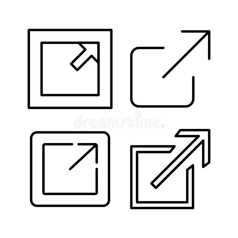 External Link Icon . Hyperlink Chain Symbol. Download, Share Stock ...