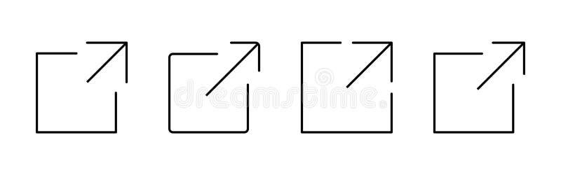 External Link Icon. Link Vector. Hyperlink Symbol Stock Vector ...