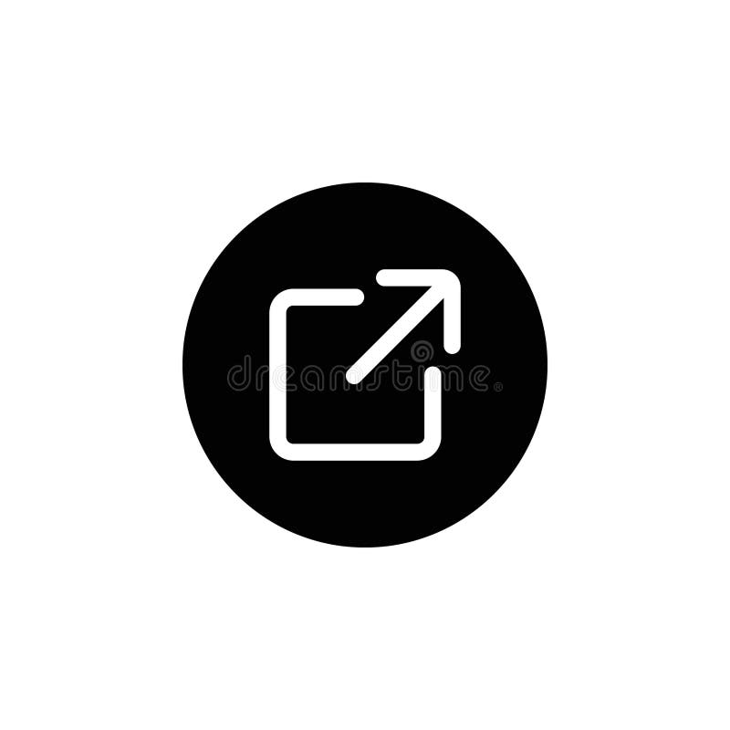 External Link Icon Web Design in Vector Stock Vector - Illustration of ...