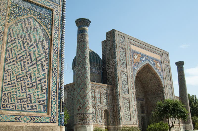 The Architecture of Ancient Samarkand Stock Photo - Image of asian ...