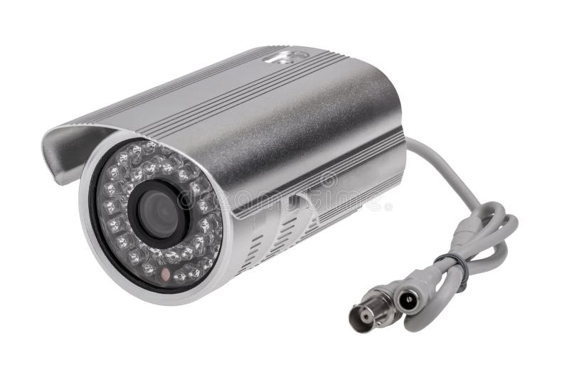 Security camera stock photo. Image of secured, single - 13143358