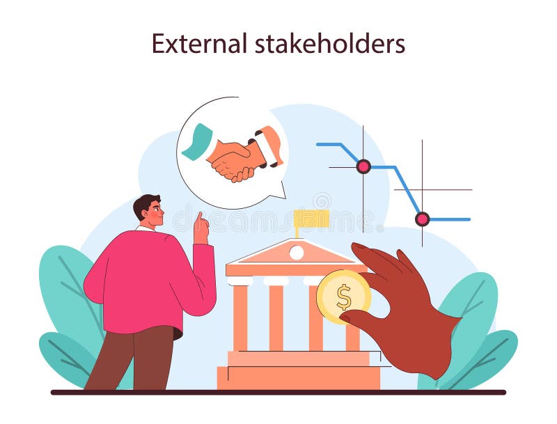 External Stakeholders Concept. Representation of Financial Engagement ...
