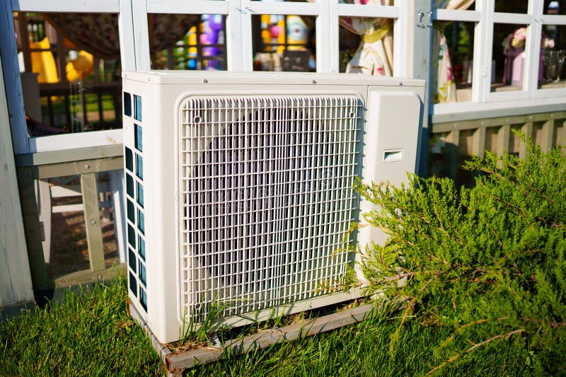 The External Unit of the Air Conditioner for Cooling the Air in the ...