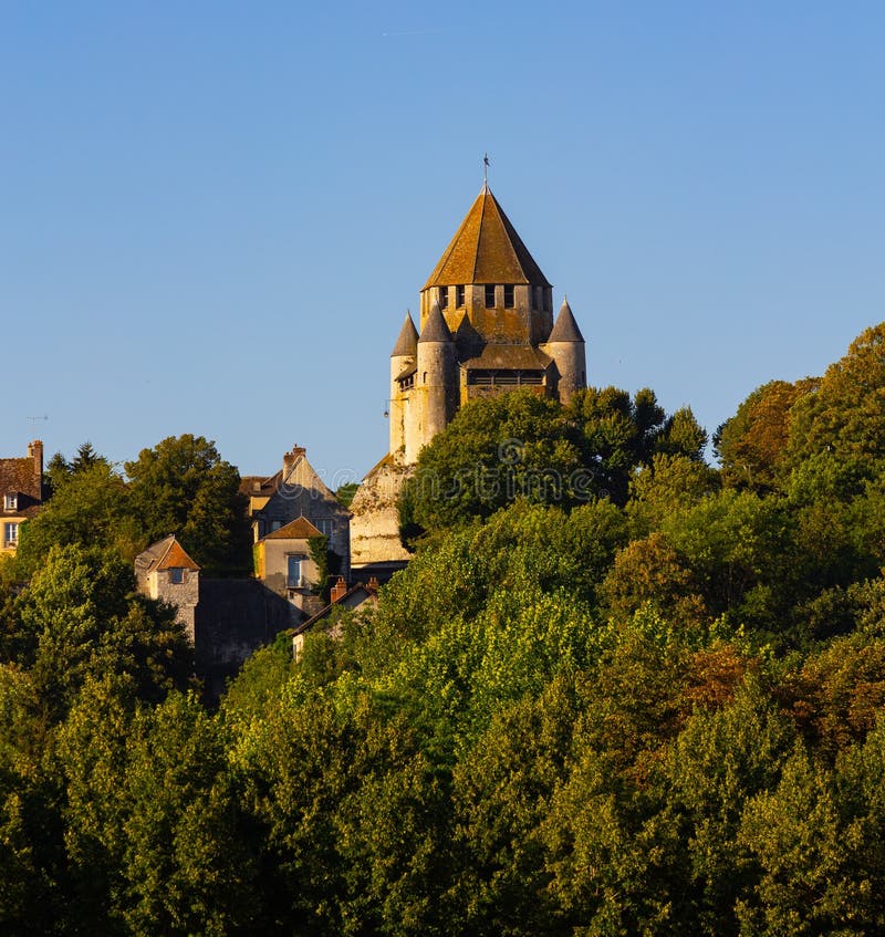 External View of Caesar Tower in Provins Stock Image - Image of france ...
