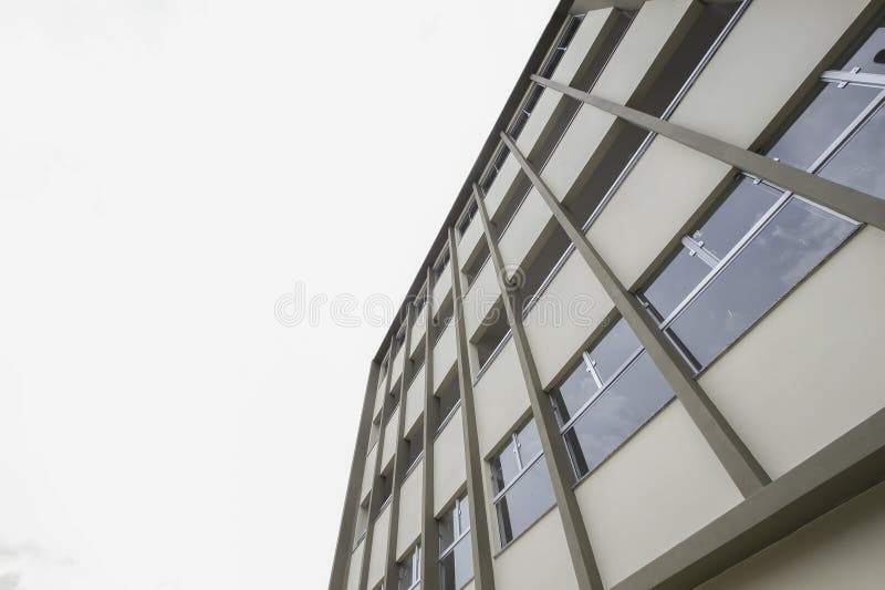 New Building Just Built External View Stock Image - Image of built ...