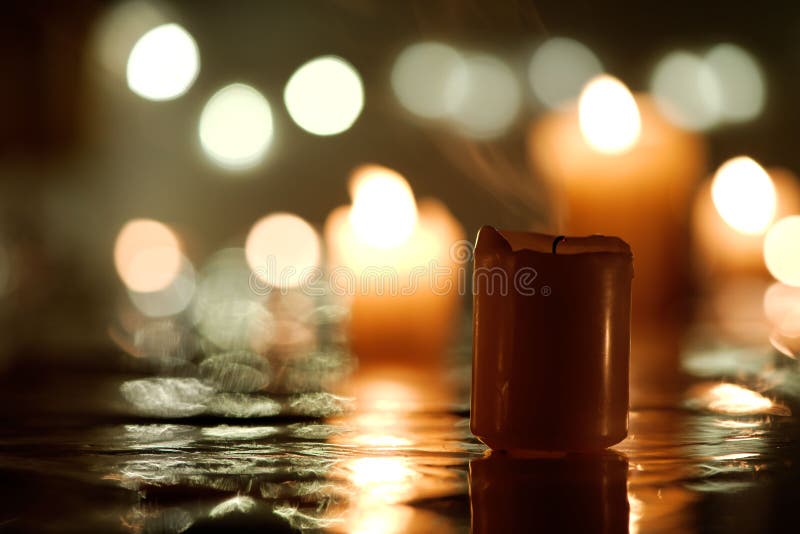 Extinct Candle stock image. Image of death, prayer, beeswax - 8707329