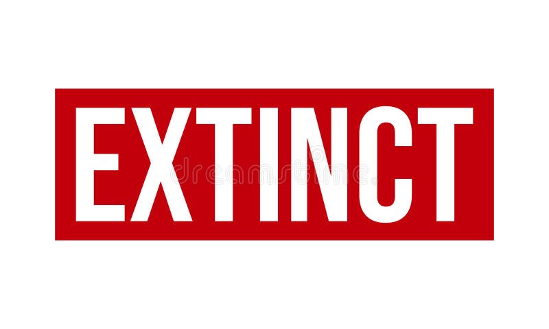 Extinct Rubber Stamp Seal Vector Stock Illustration - Illustration of ...