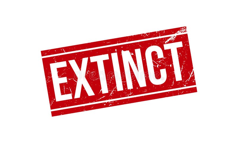 Extinct Rubber Stamp Seal Vector Stock Illustration - Illustration of ...