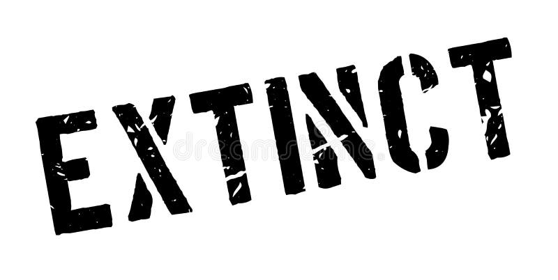 Extinct rubber stamp stock vector. Illustration of bygone - 85484655