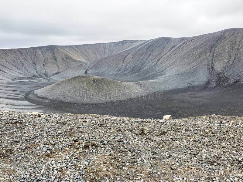Extinct Volcano of Hverfjall, Part of the Krafla Volcano System in ...