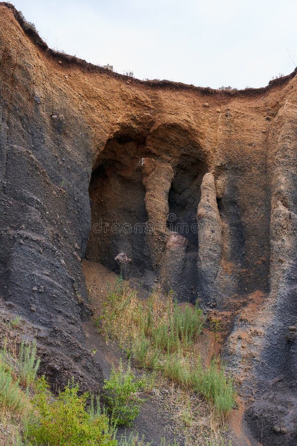 Extinct volcano landscape stock image. Image of ancient - 330513509